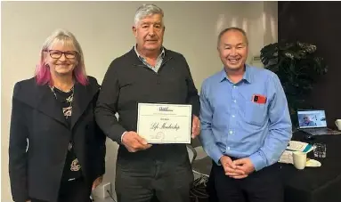 Neil Boys and Kate Bucknell honoured - PressReader