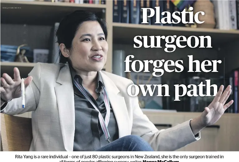 Plastic surgeon forges her own path - PressReader