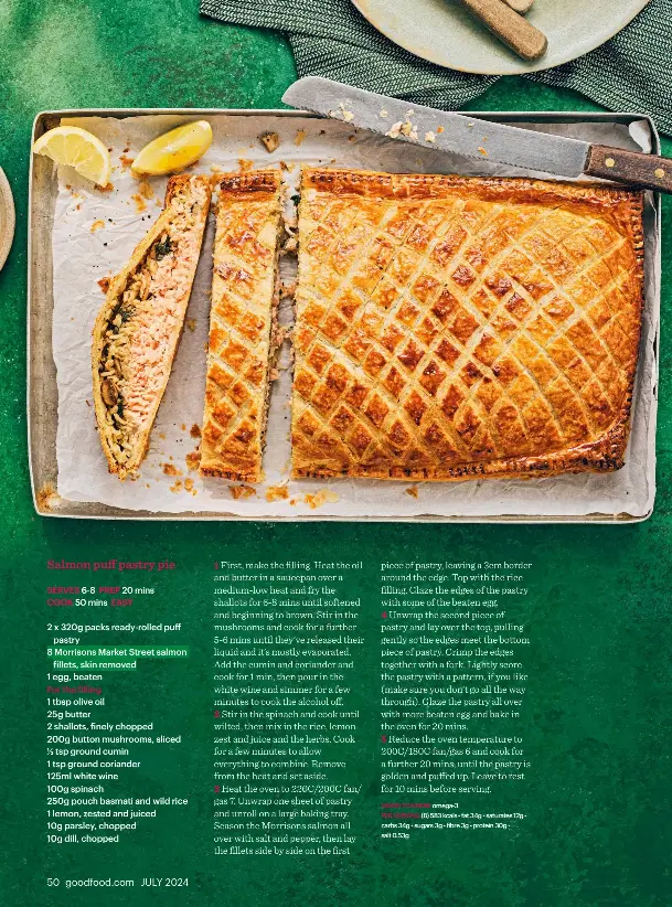 Salmon puff pastry pie - PressReader