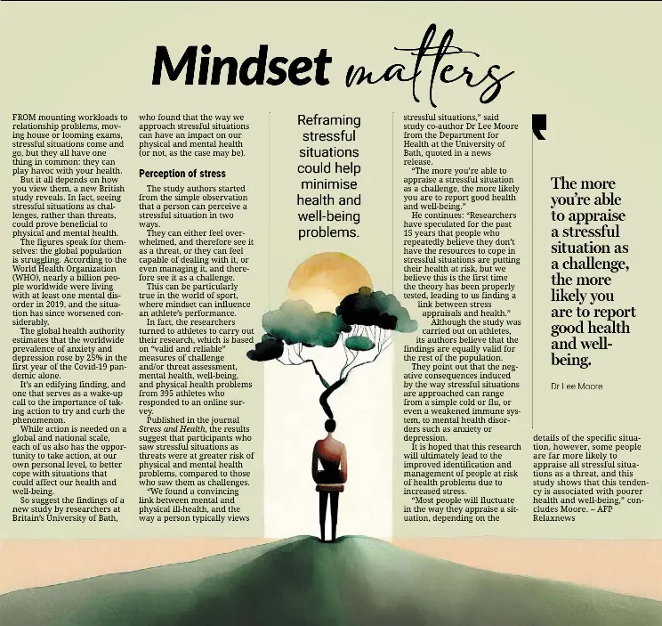 Mindset matters - PressReader