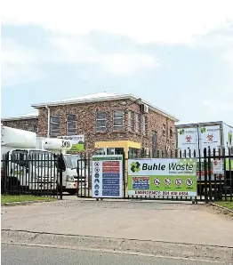 Medical waste storage at East London site probed - PressReader