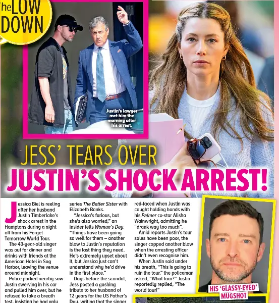 JESS’ TEARS OVER JUSTIN’S SHOCK ARREST! - PressReader