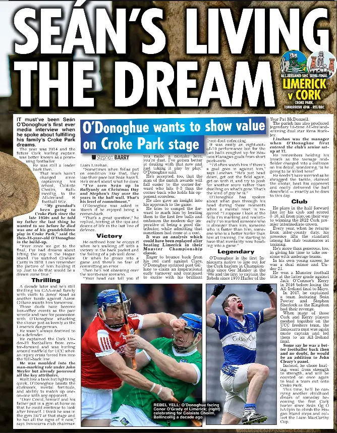 SEÁN’S LIVING THE DREAM - PressReader