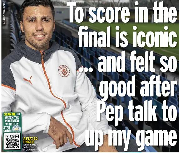 To score in the final is iconic ... and felt so good after Pep talk to up my game - PressReader