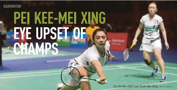 PEI KEE-MEI XING EYE UPSET OF CHAMPS - PressReader