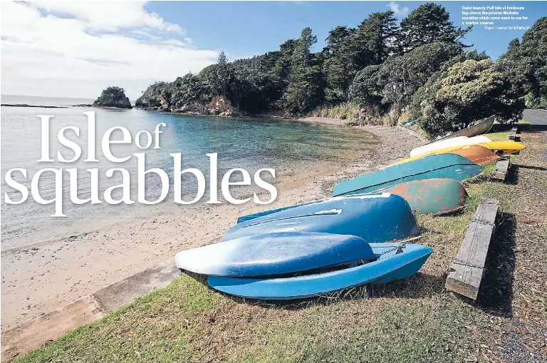 Isle of squabbles - PressReader