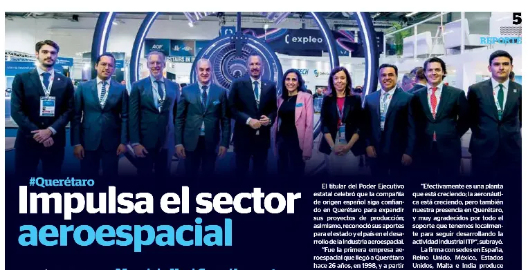 Impulsa el sector aeroespaci­al - PressReader
