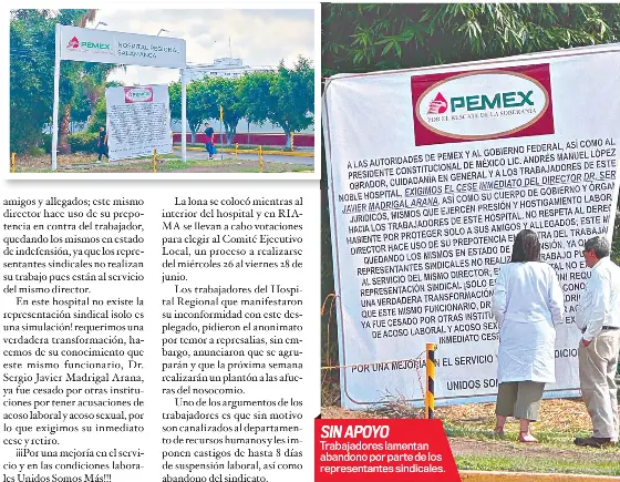 Exigen destitució­n del director - PressReader