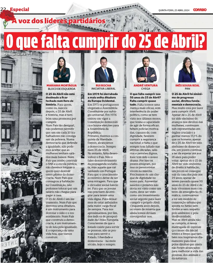 O que falta cumprir do 25 de Abril? - PressReader