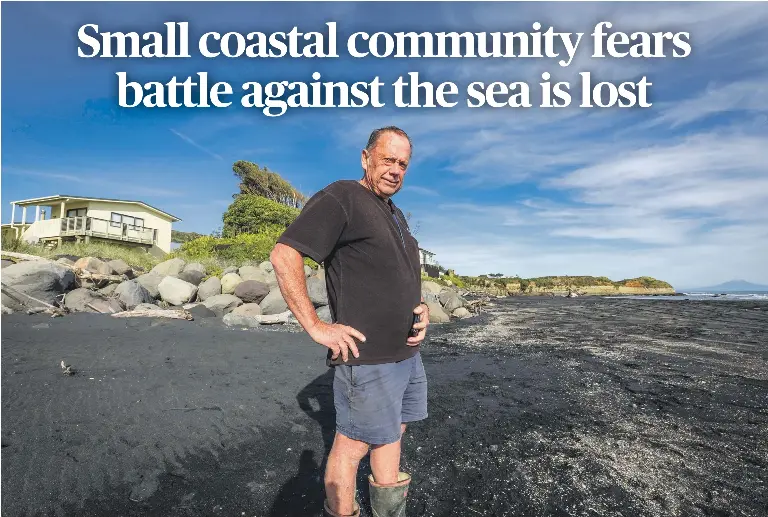 Small coastal community fears battle against the sea is lost - PressReader