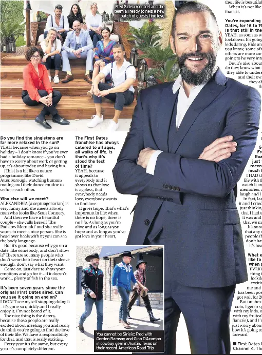 It’s a nature programme, like David Attenborou­gh, watching humans ...