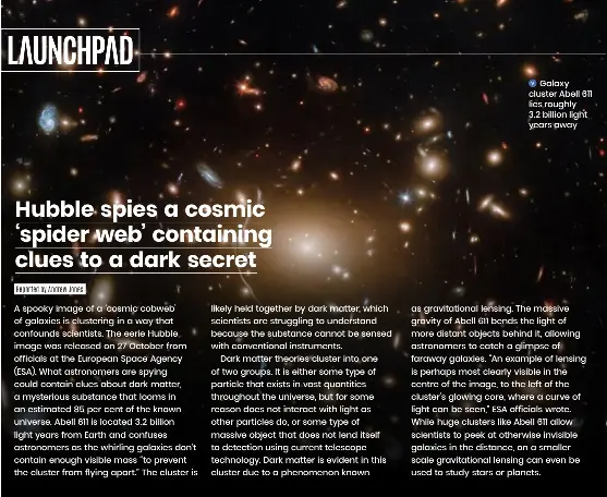 Hubble spies a cosmic ‘spider web’ containing clues to a dark secret - PressReader