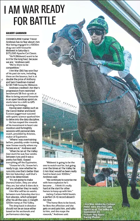 I AM WAR READY FOR BATTLE - PressReader