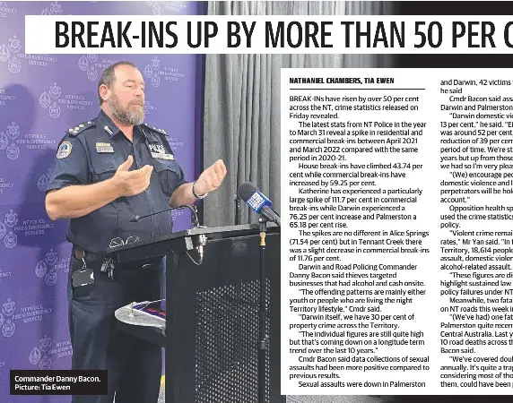 BREAK-INS UP BY MORE THAN 50 PER CENT - PressReader