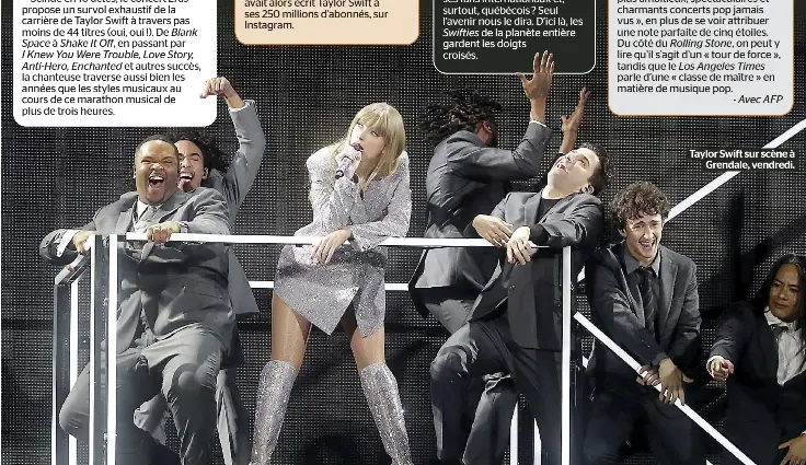 5 faits marquants sur la tournée de Taylor Swift - PressReader