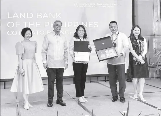 LANDBANK RECOGNIZED FOR SUPPORTING BSP PROGRAMS IN MINDANAO: - PressReader