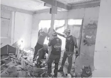 CDRRMO personnel trained on collapse building rescue ops - PressReader