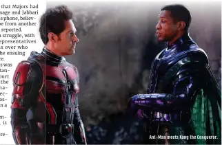 Marvel drops actor Jonathan Majors - PressReader