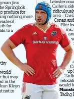 JUST TWO REDS MAKE COMBINED LEINSTER-MUNSTER XV - PressReader