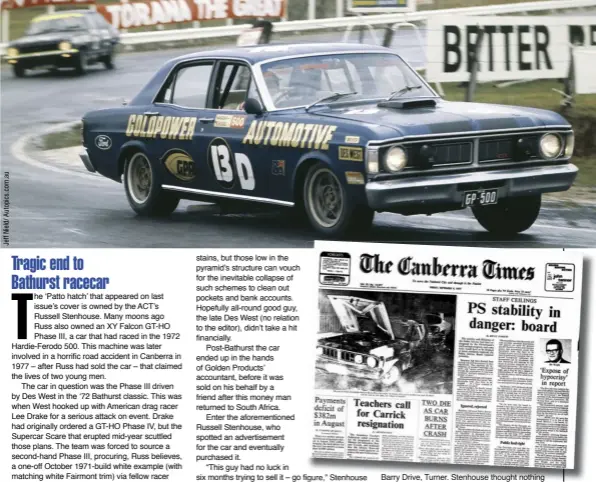 Tragic end to Bathurst racecar - PressReader