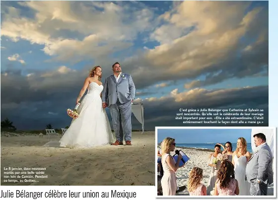 Catherine Brisson: photos de son mariage en exclusivit­é - PressReader