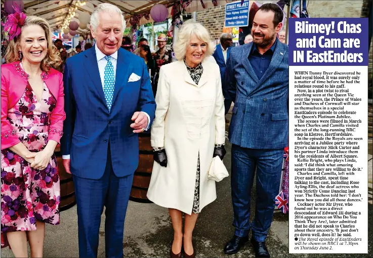 Blimey! Chas and Cam are IN EastEnders - PressReader