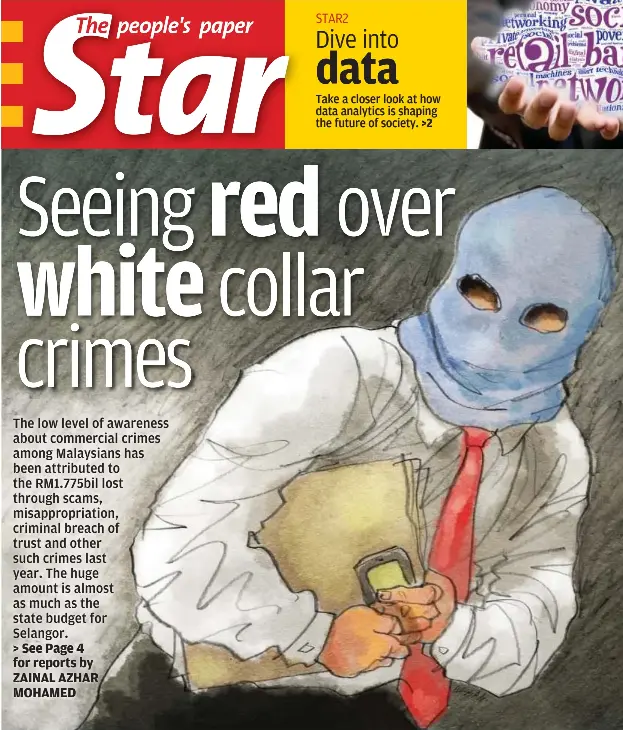 Seeing red over white collar crimes - PressReader
