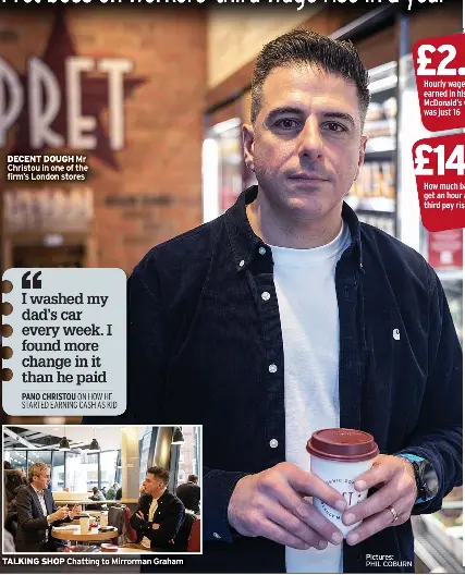 I want to pay staff what they should be paid.. I started at the bottom ...