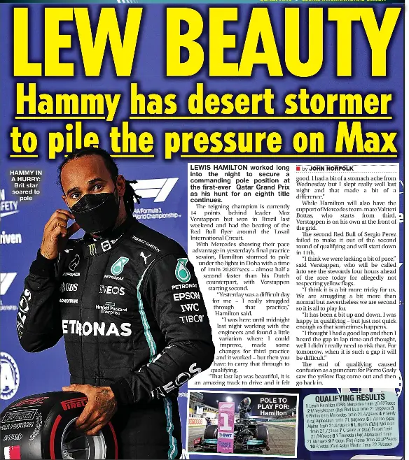 LEW BEAUTY Hammy has desert stormer to pile the pressure on Max - PressReader