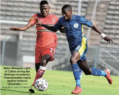 Tuks not ready to depart from ‘helicopter football’ - PressReader