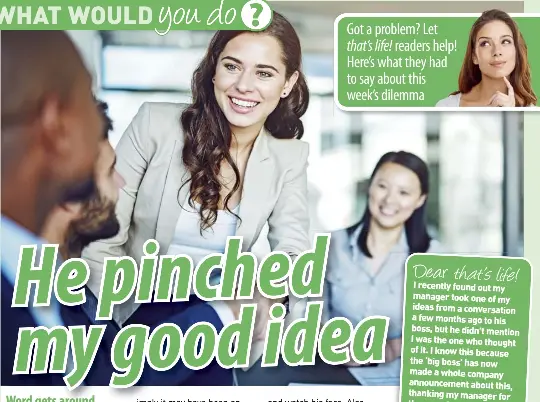 Dear that’s life! - PressReader