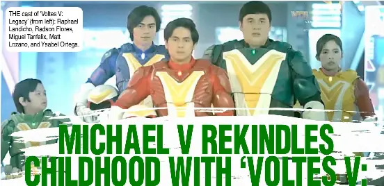 Michael V rekindles childhood with ‘Voltes V: legacy’ trailer - PressReader