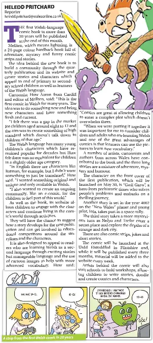 THE FIRST COMIC IN WELSH... FOR 20 YEARS! - PressReader