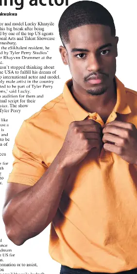 ‘Lucky’ break for young actor - PressReader