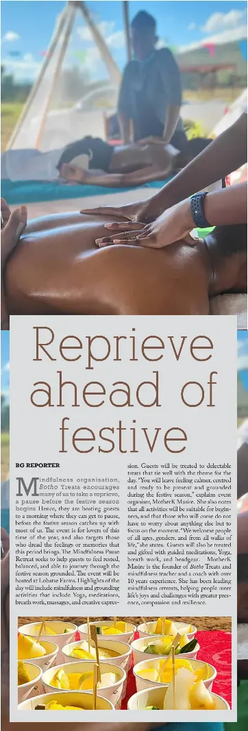 Reprieve ahead of festive - PressReader