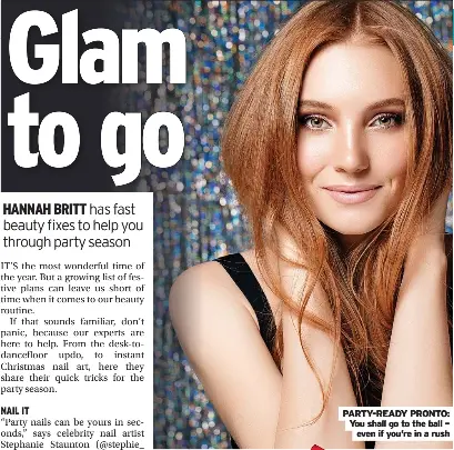 Glam to go - PressReader