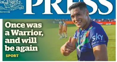 Once was a Warrior, and will be again - PressReader