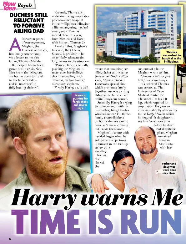Harry warns Meghan TIME IS RUNNING OUT! - PressReader