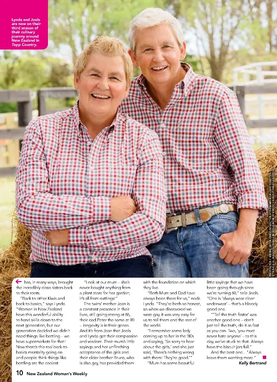 THE TOPP TWINS SHARE THEIR SECRETS AT 60 - PressReader