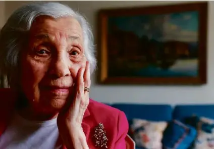 AT 102, she recalls service To The naTion - PressReader