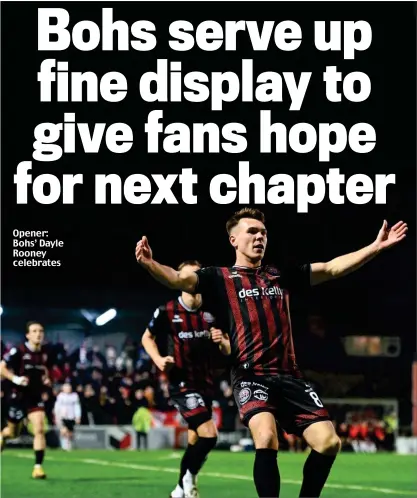 Bohs serve up fine display to give fans hope for next chapter - PressReader