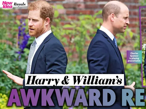 Harry & William’s AWKWARD REUNION - PressReader