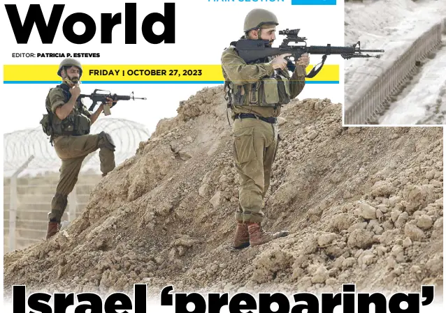 Israel ‘preparing’ Gaza ground war - PressReader