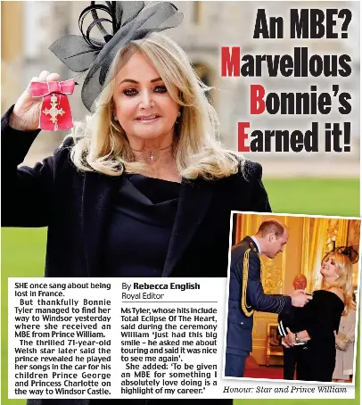 An MBE? Marvellous Bonnie’s Earned it! - PressReader