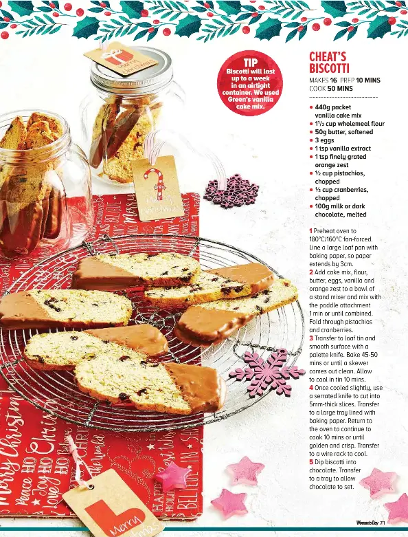 CHEAT’S BISCOTTI - PressReader