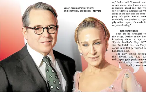 Sarah Jessica Parker makes West End debut in ‘Plaza Suite’ - PressReader