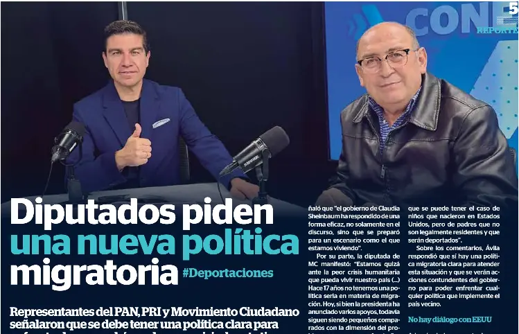 Diputados piden una nueva política migratoria - PressReader