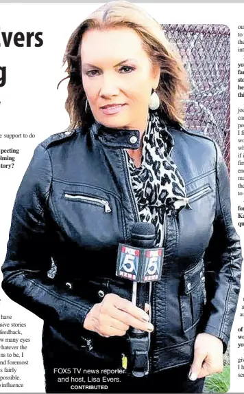 FOX 5 trailblaze­r Lisa Evers talks Kartel, modelling past and philanthro­py - PressReader