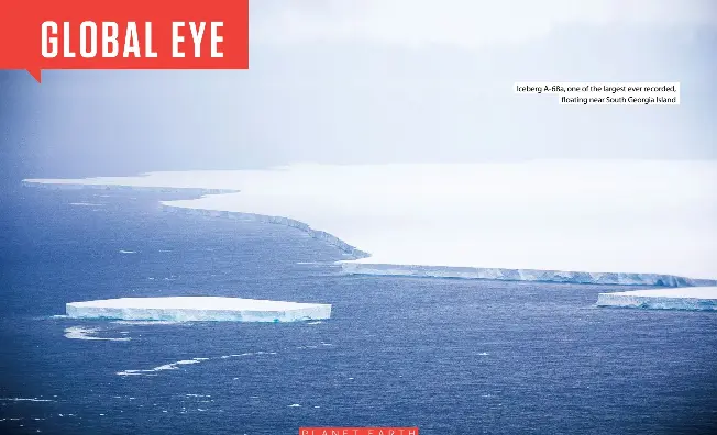 Powerful ocean currents snap Antarctic iceberg in two - PressReader