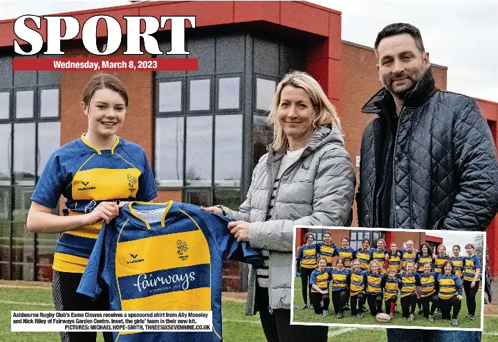 New kit for growing rugby girls’ section - PressReader